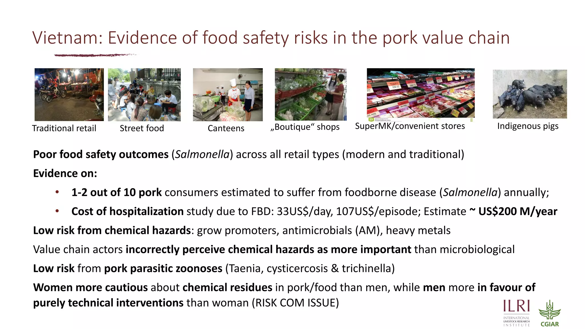 Use of risk assessment for food safety management with an integrated ...