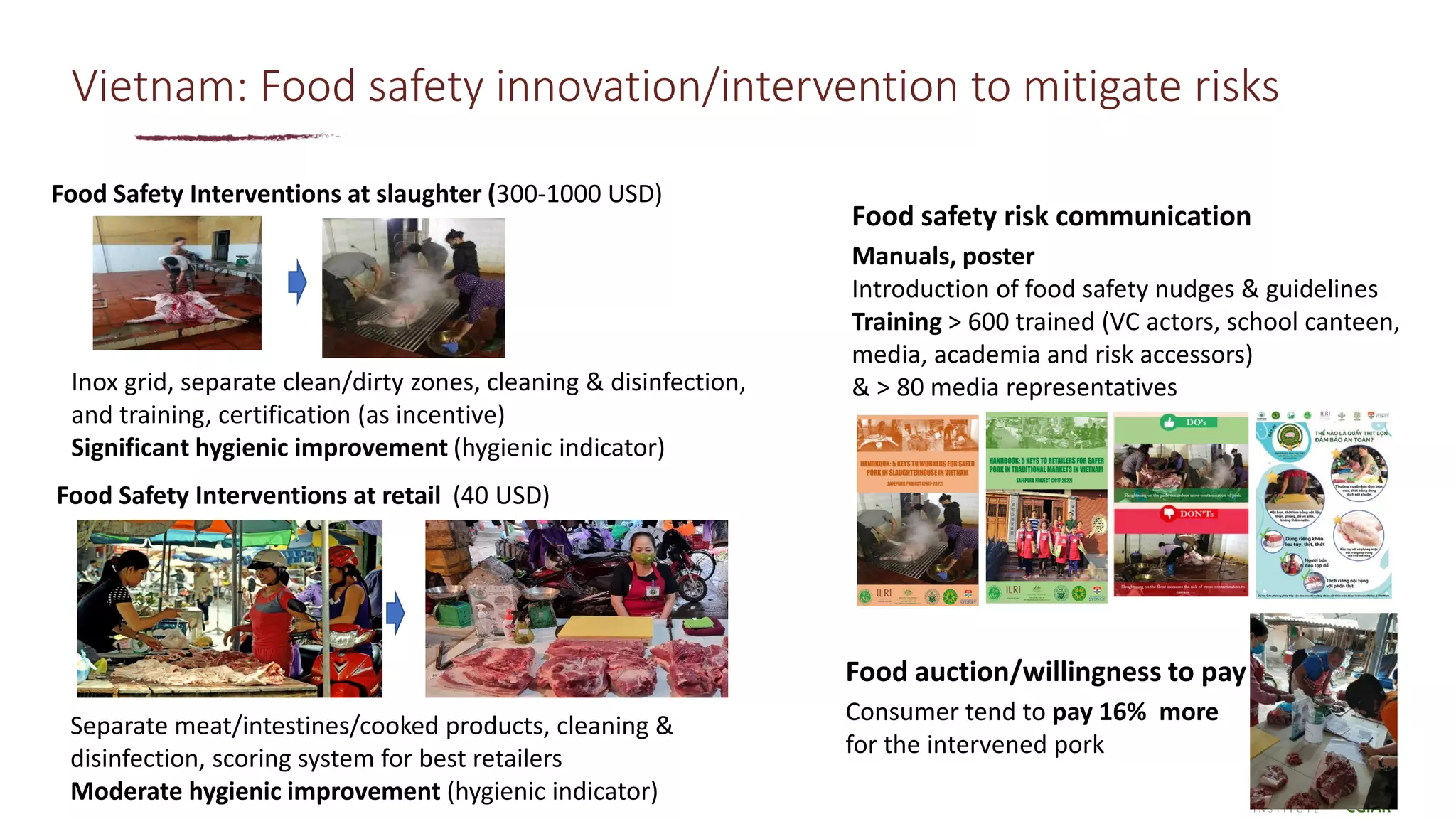 Use of risk assessment for food safety management with an integrated ...