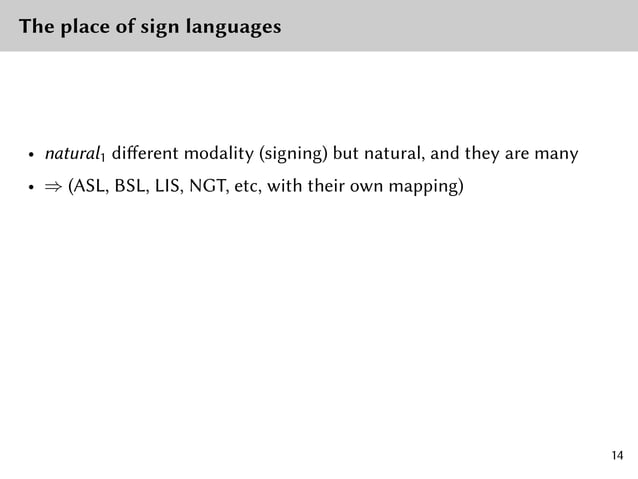 One species, many languages | PPT