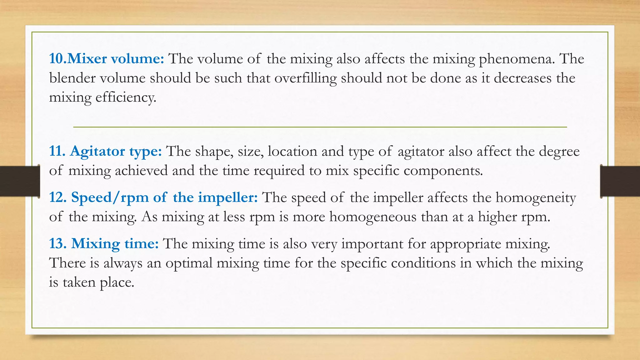 Mixing | PDF