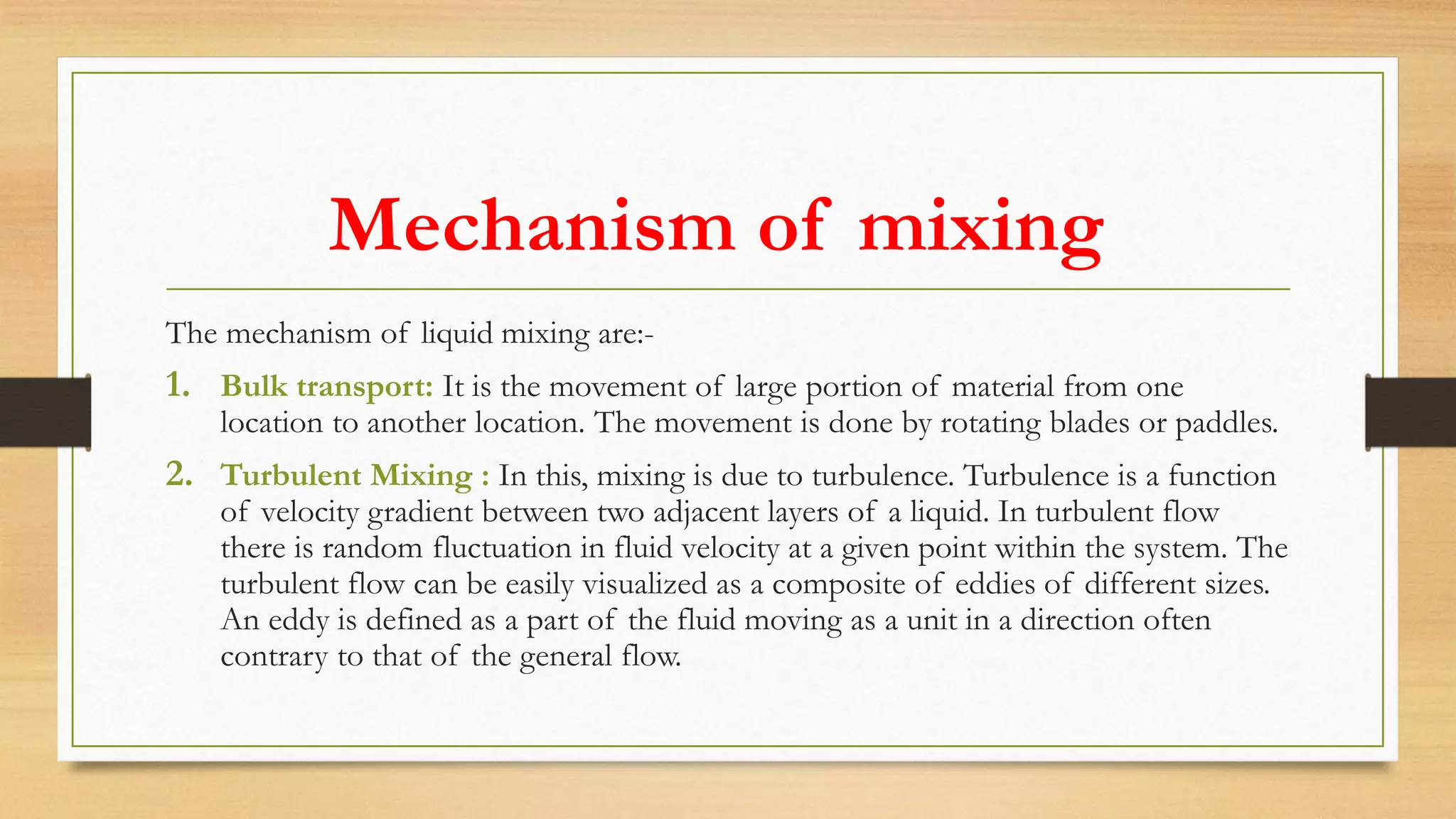 Mixing | PDF