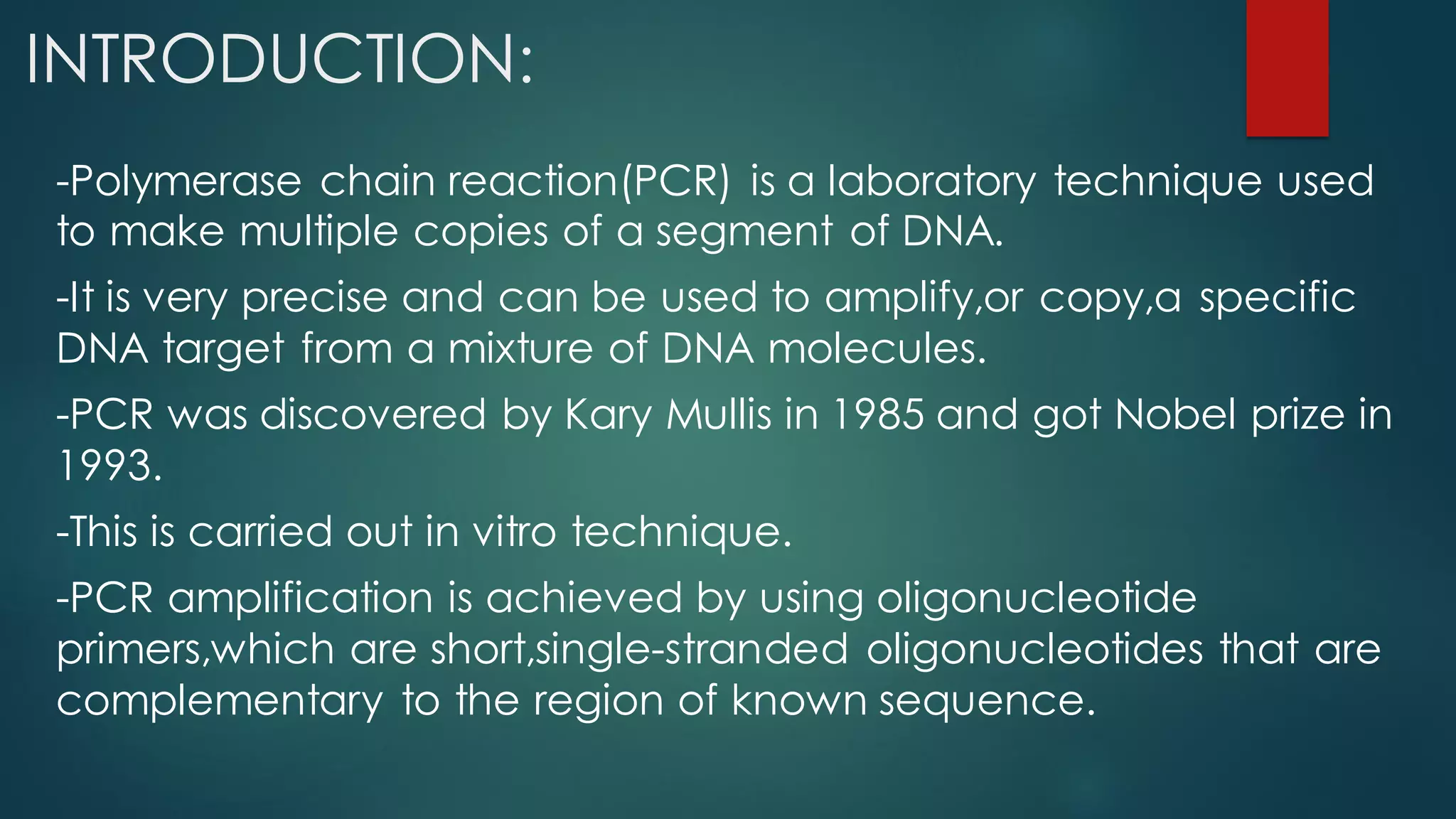 Polymerase Chain Reaction | PDF