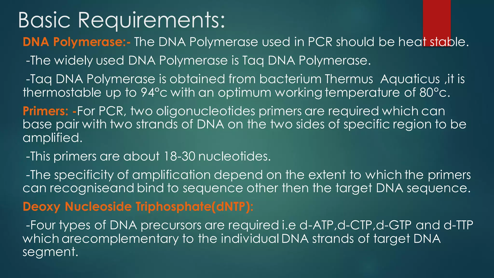 Polymerase Chain Reaction | PDF