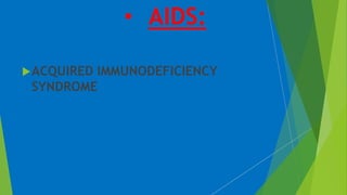 AIDS. SlideShare | PPTX