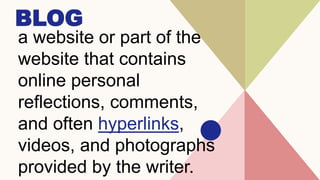 Hyperpoetry, Blog, and Graffiti Art.pptx