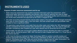 Turning water stress into water management (Experiences in the lerma ...