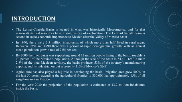 Turning water stress into water management (Experiences in the lerma ...