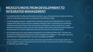 Turning water stress into water management (Experiences in the lerma ...