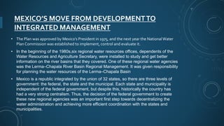 Turning water stress into water management (Experiences in the lerma ...