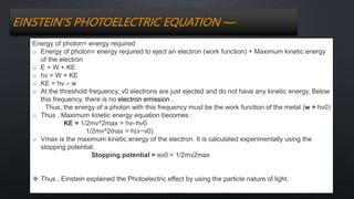 Dual Nature of Radiation | PPT