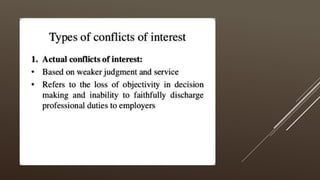 Conflict of interest | PPTX