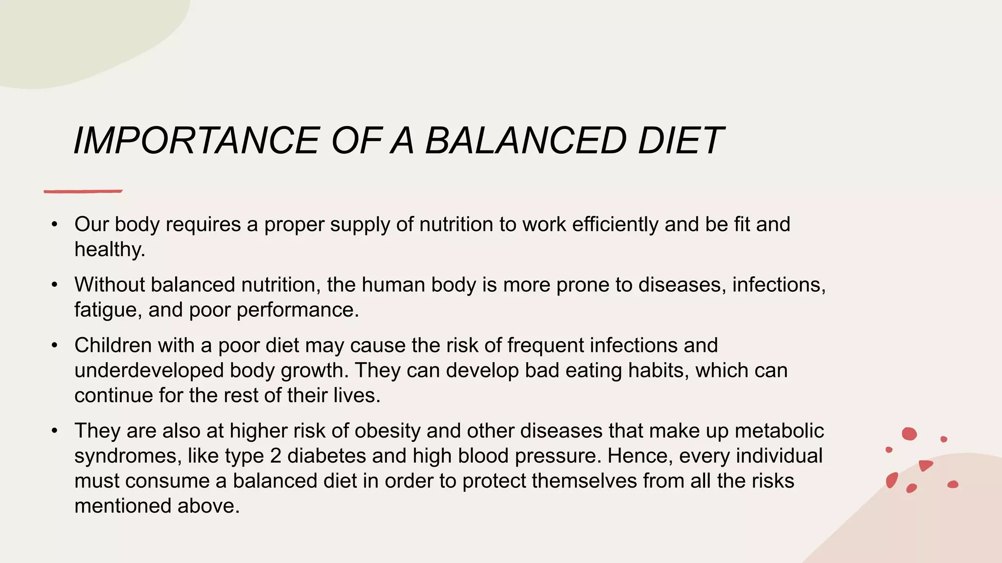 HOW TO EAT A BALANCED DIET? | PPT