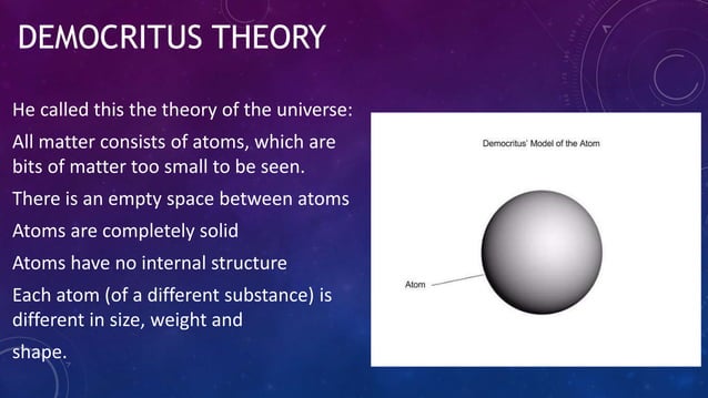 Historical development of the atom | PPTX | Chemistry | Science