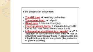 Basics of fluid therapy | PPT