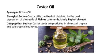 Castor Oil | PPTX