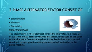 Synchronous motor & Alternators application | PPTX