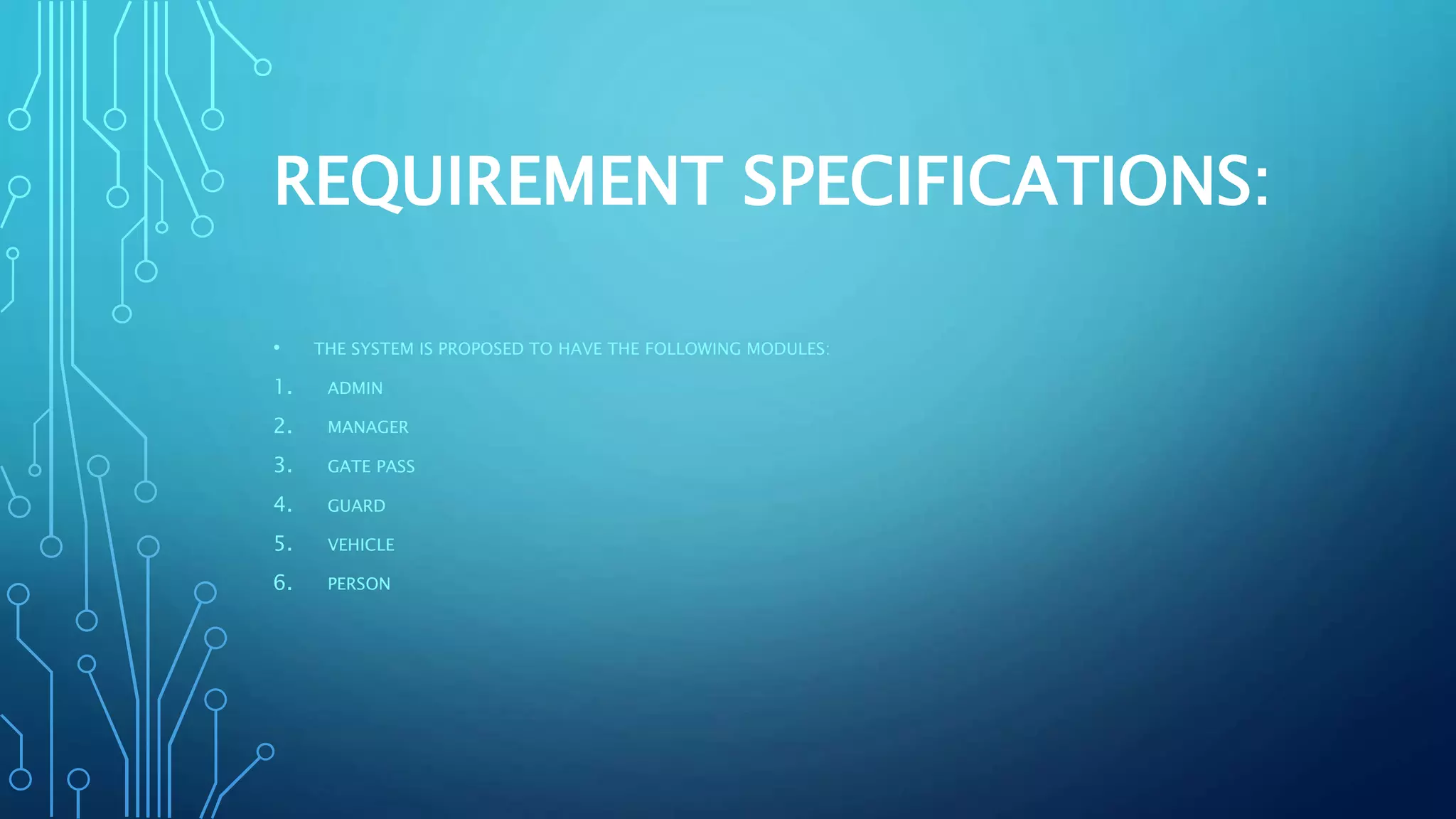 Gate pass management system ppt | PPTX
