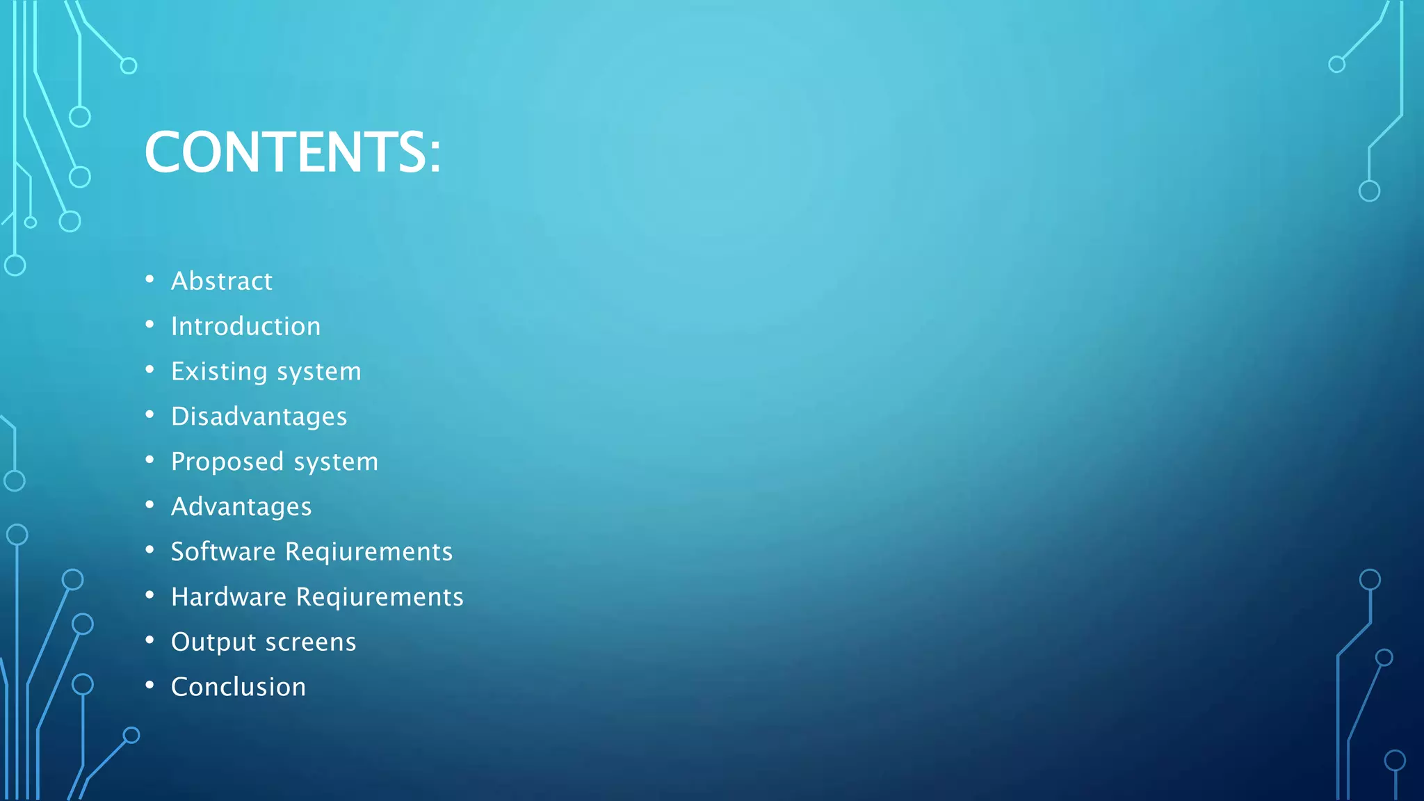 Gate pass management system ppt | PPTX