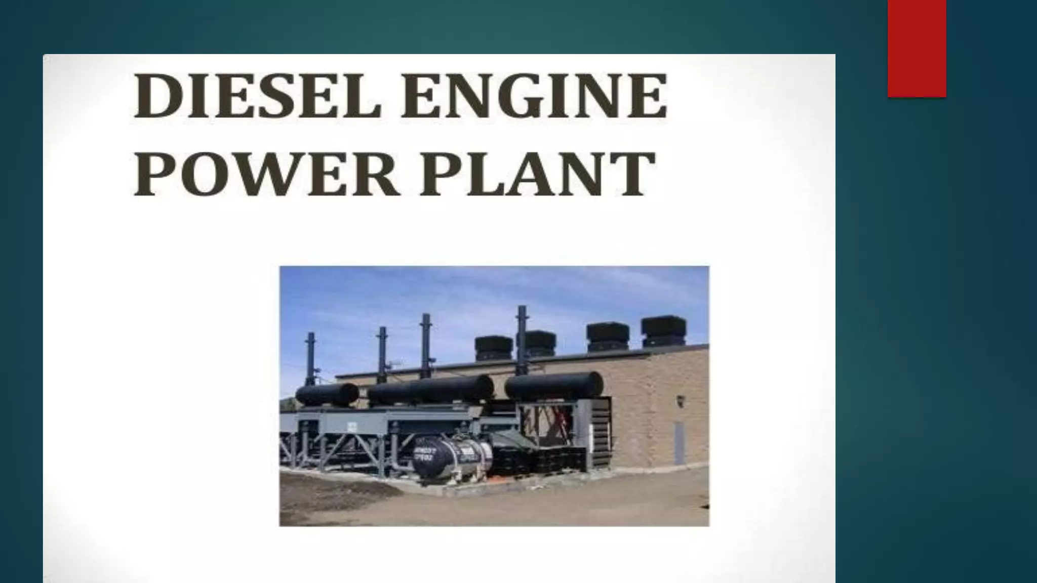 Diesel power plant ppt | PDF