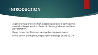Diesel power plant ppt | PDF