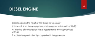 Diesel power plant ppt | PDF