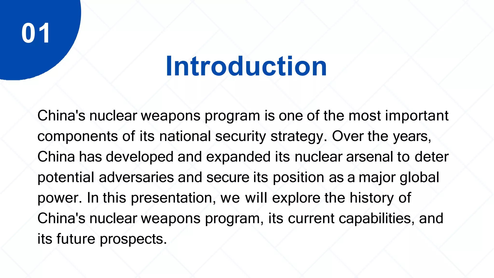 Nuclear Weapons Programs Of China | PPTX