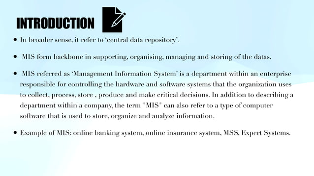 MIS in Education & it’s Uses | PPT