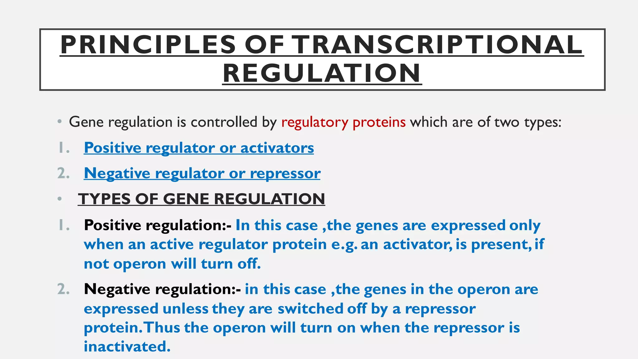 gene regulation in prokaryotes | PDF