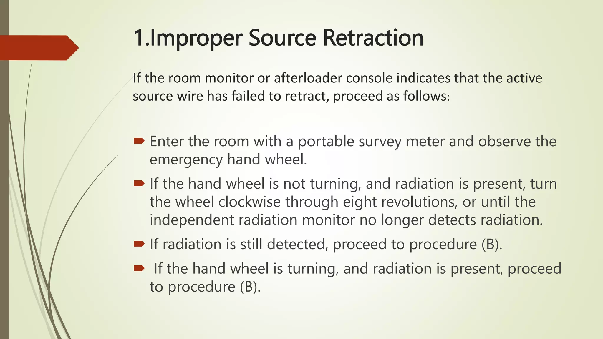 Emergency in HDR Brachytherapy | PPTX
