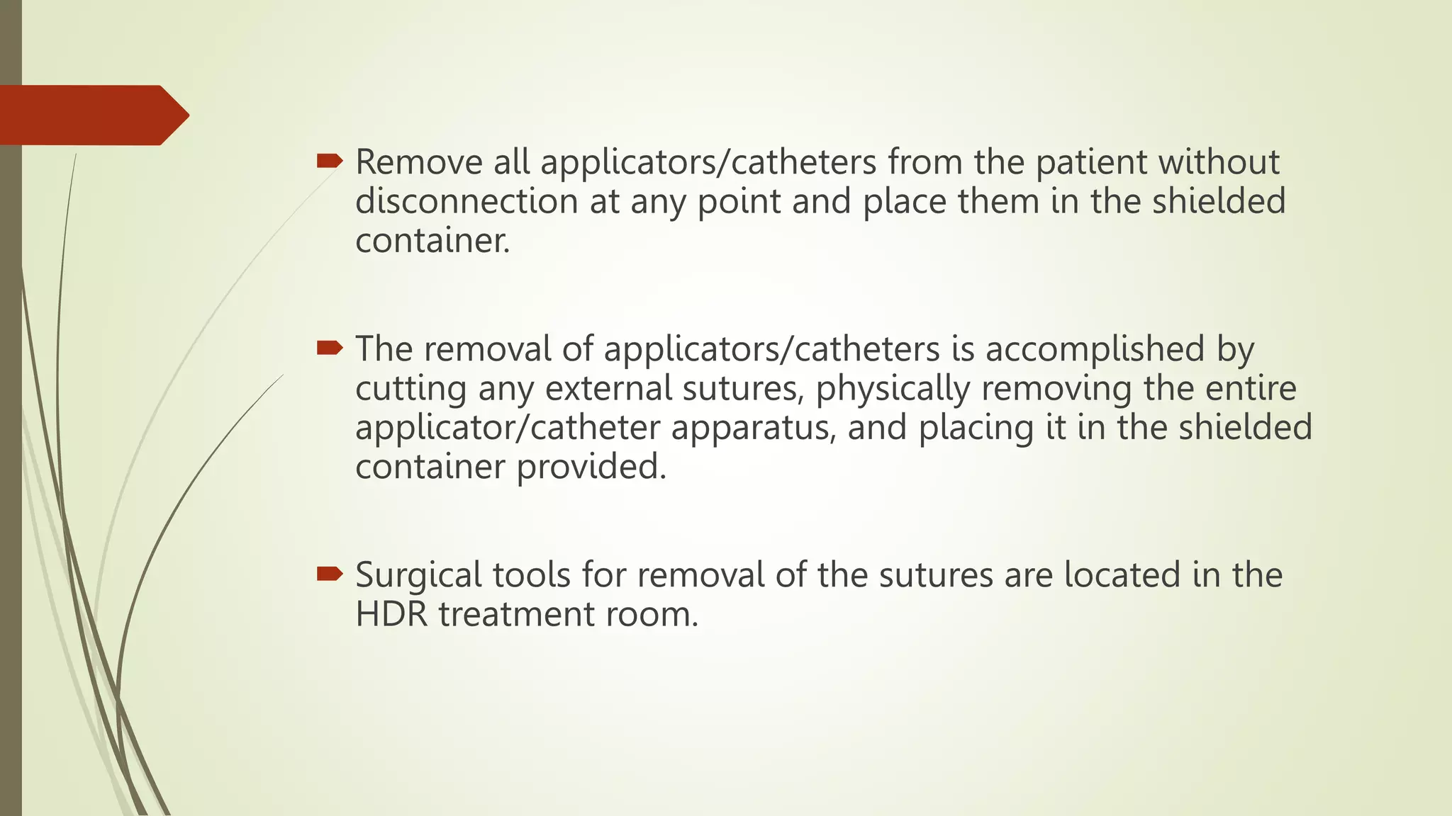 Emergency in HDR Brachytherapy | PPTX