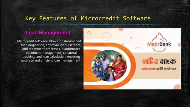Micro credit Software | PPTX