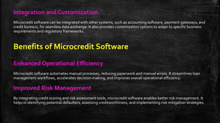 Micro credit Software | PPTX