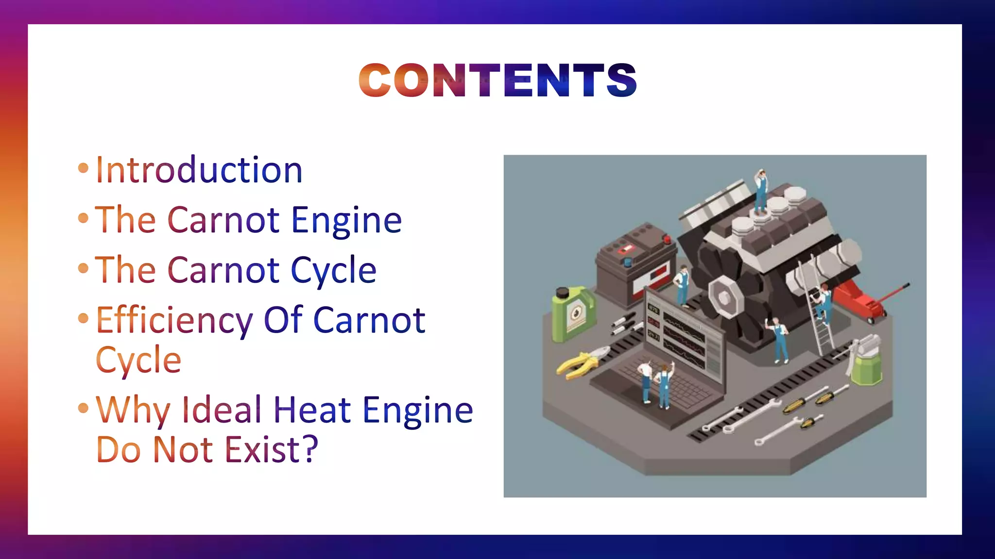 Carnot Engine - Thermodynamics | PPTX
