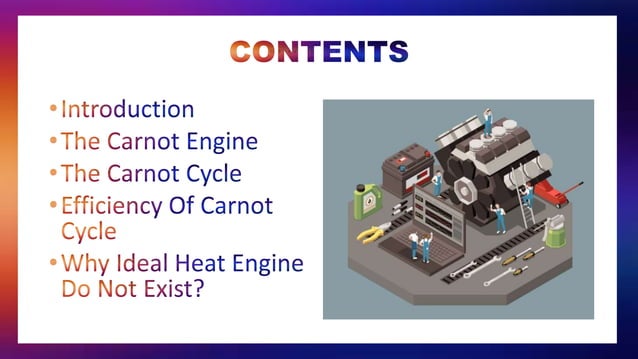 Carnot Engine - Thermodynamics | PPTX