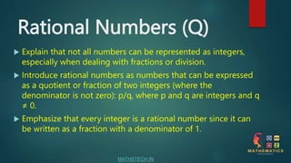 TYPES OF NUMBERS | PPTX