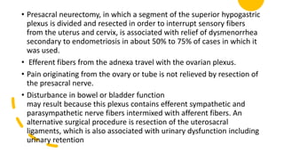 Nerve supply to female genital organs | PPTX