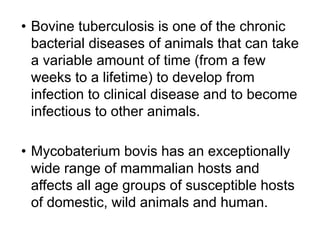 Epidemiological Interface of Tuberculosis with Human-Livestock and ...