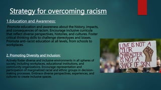 Beyond Prejudice: Overcoming Racism and Paving the way for social ...
