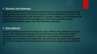 Beyond Prejudice: Overcoming Racism and Paving the way for social justice | PPTX