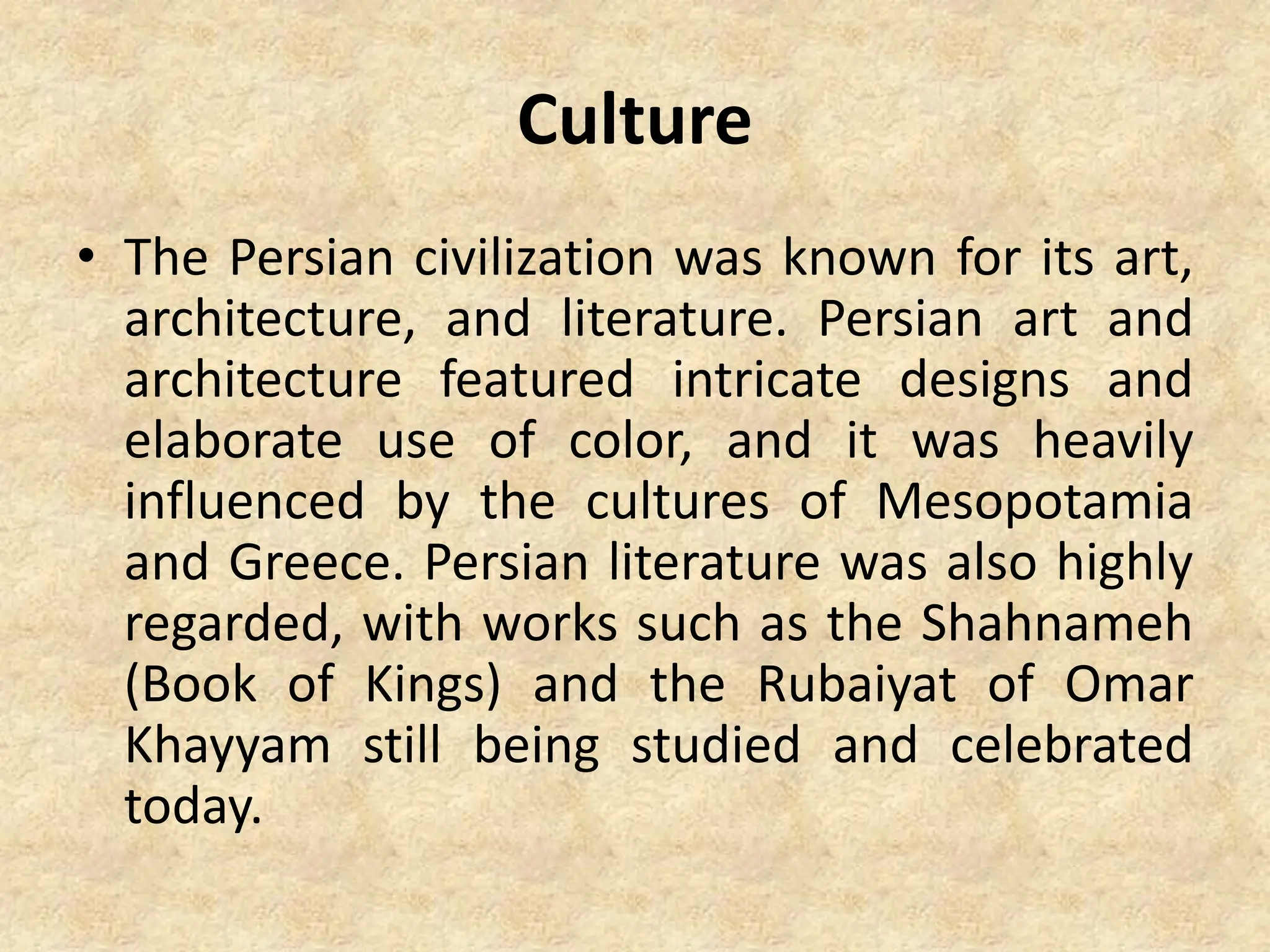 Persian civilization | PPTX