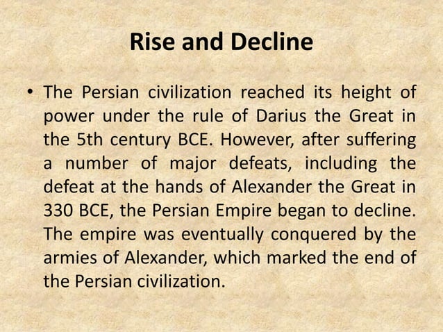 Persian civilization | PPTX
