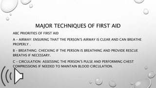 First Aid | PPT
