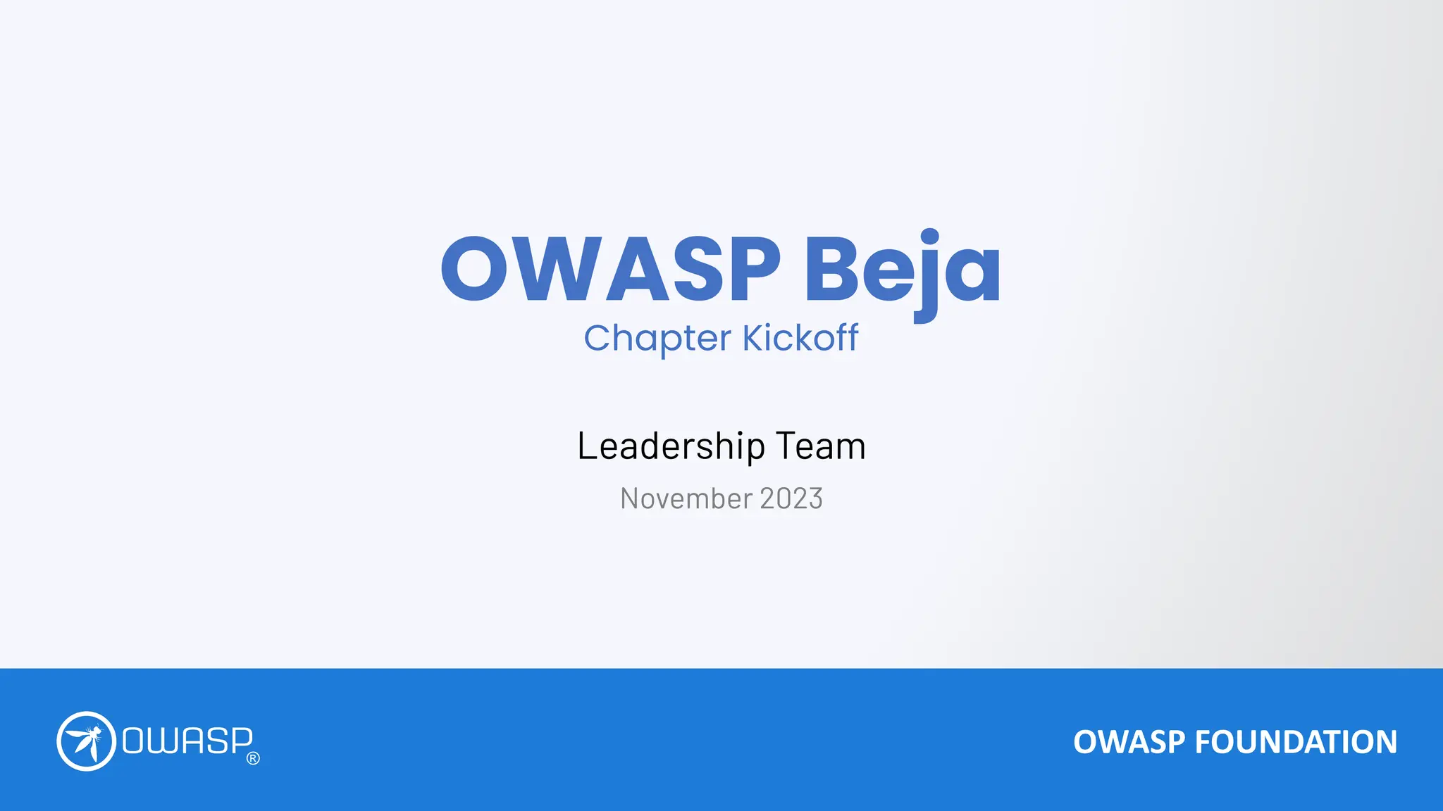 OWASP Beja: Five Ws and How | PPT