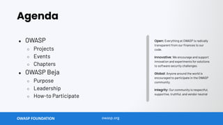 OWASP Beja: Five Ws and How | PPT