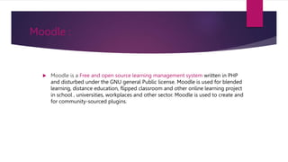 MOODLE and MOOC | PPTX