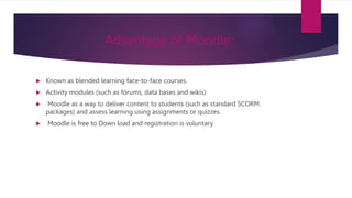 MOODLE and MOOC | PPTX