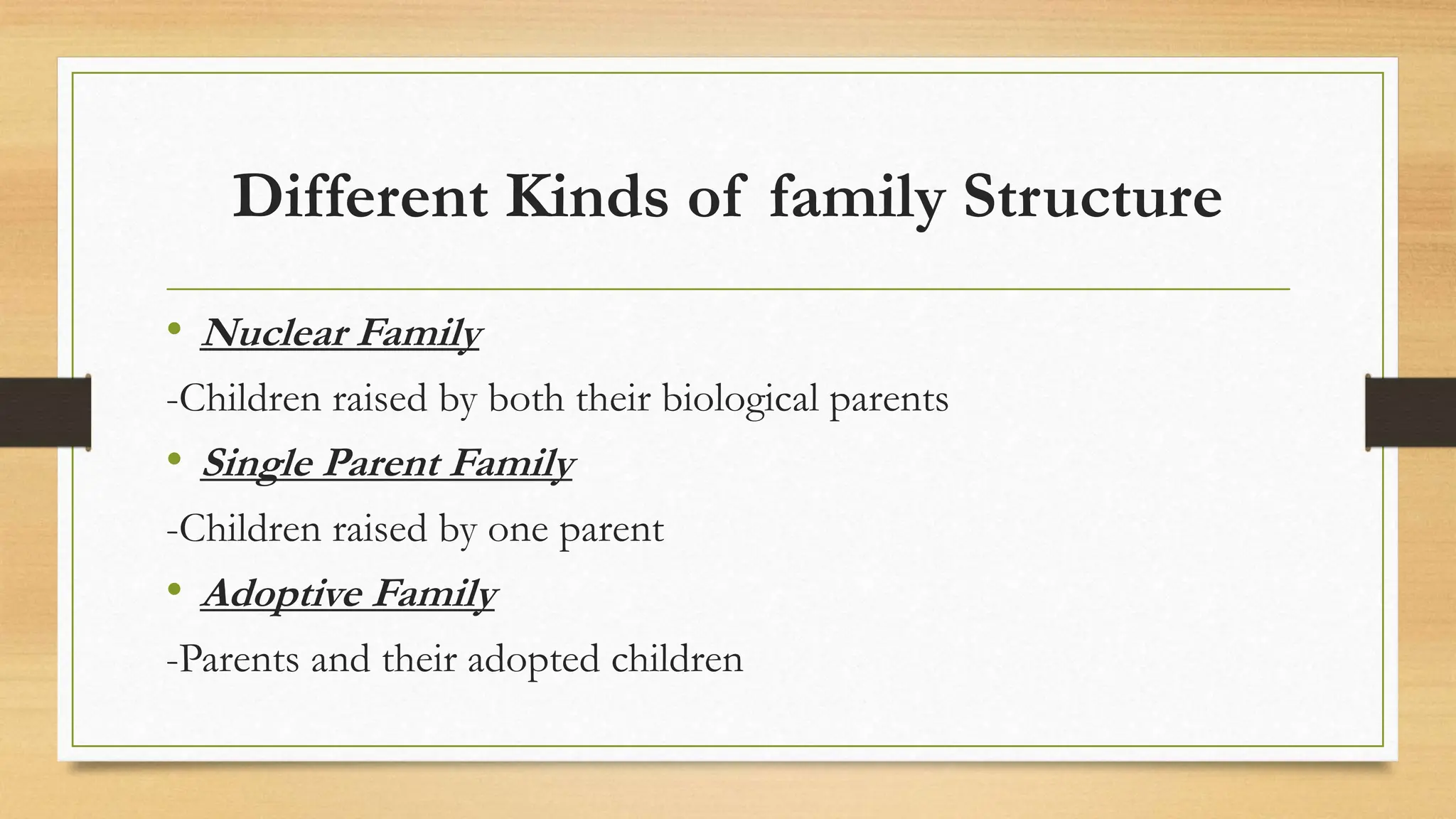Family Structure | PPTX