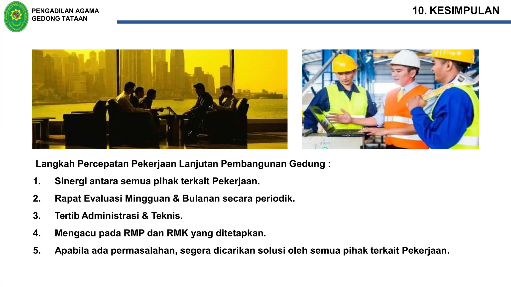 pre construcktion meeting (pcm) pekerjaan konstruksi | PPTX