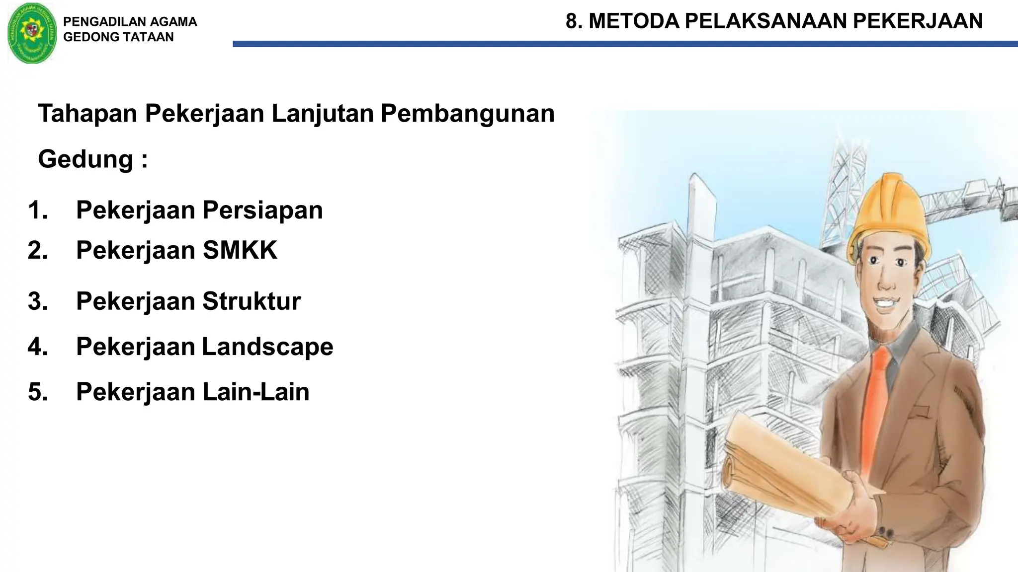 pre construcktion meeting (pcm) pekerjaan konstruksi | PPTX