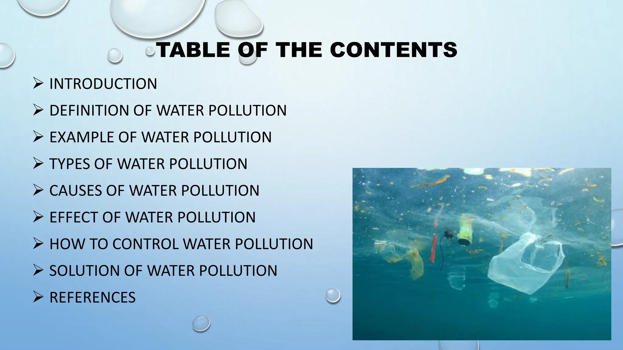 water pollution | PPT